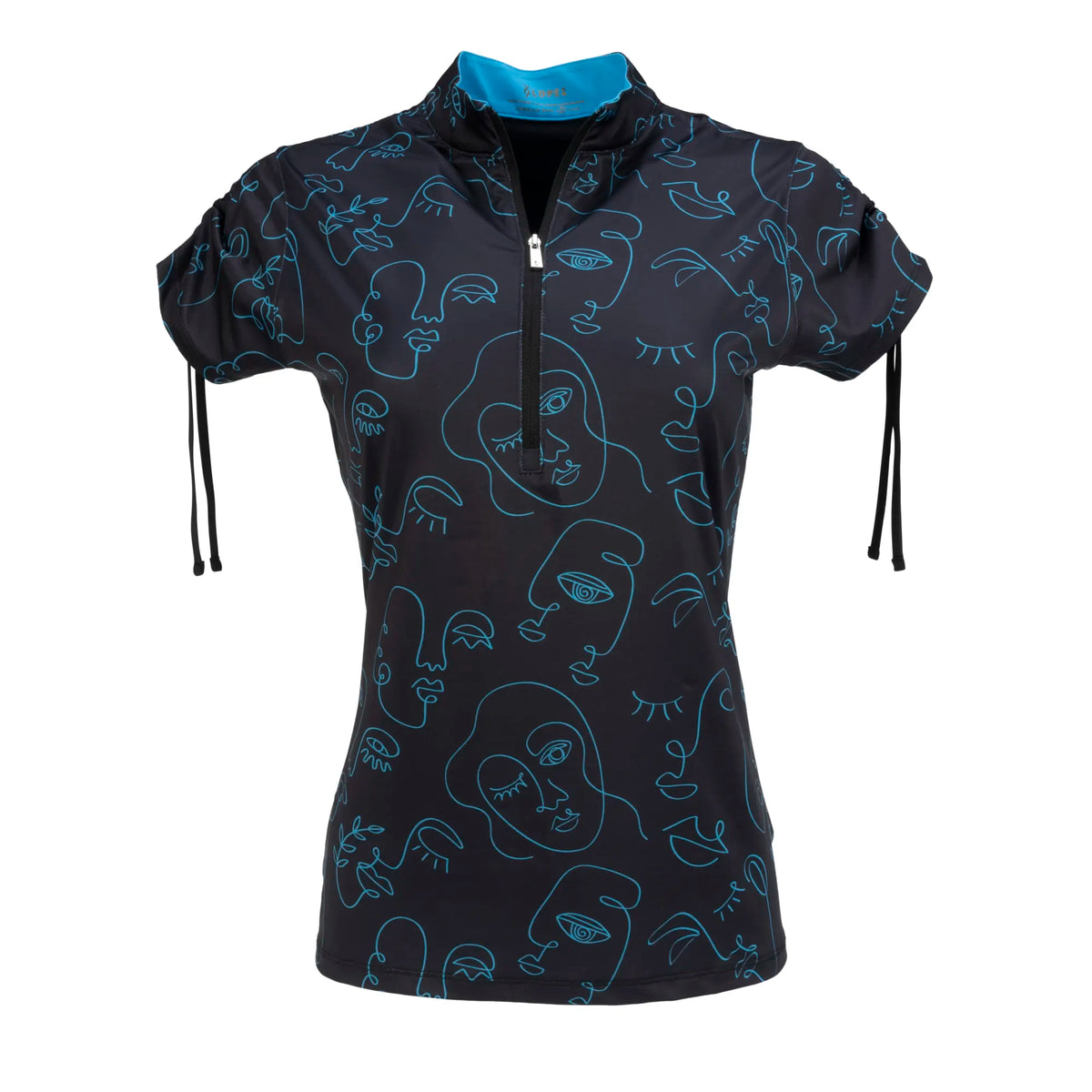 Nancy Lopez Golf Picasso Short Sleeve Polo